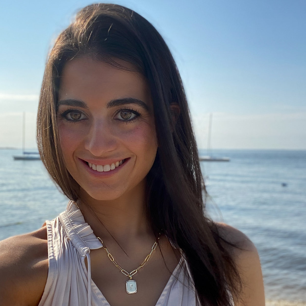 Initial Pendant Necklace – Erica Haley